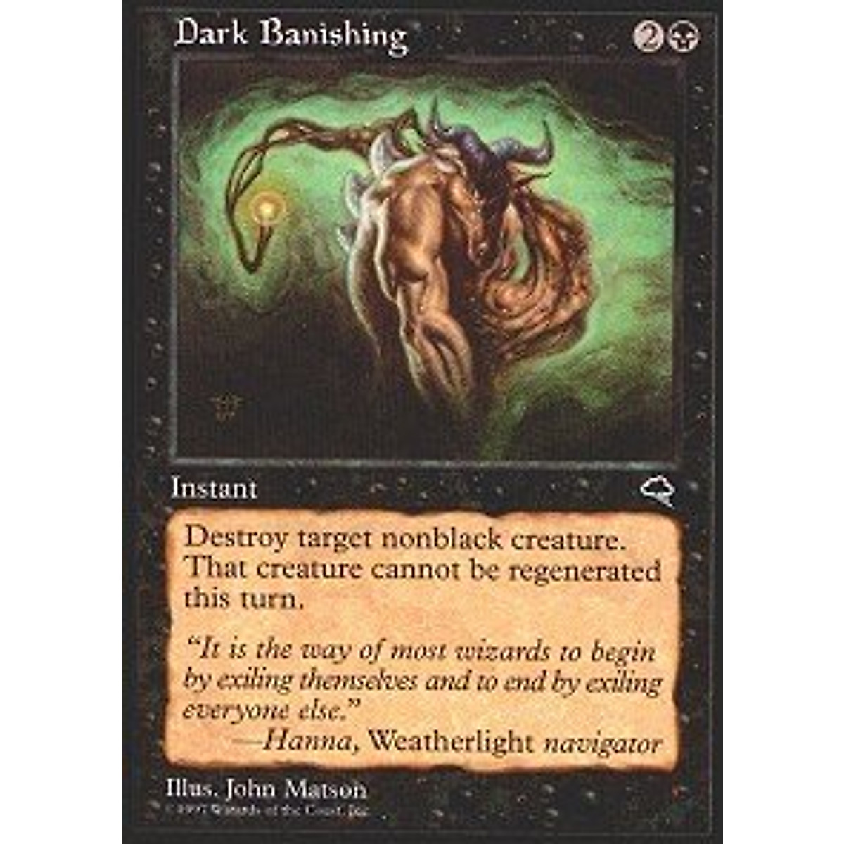Magic The Gathering - Dark Banishing - Tempest