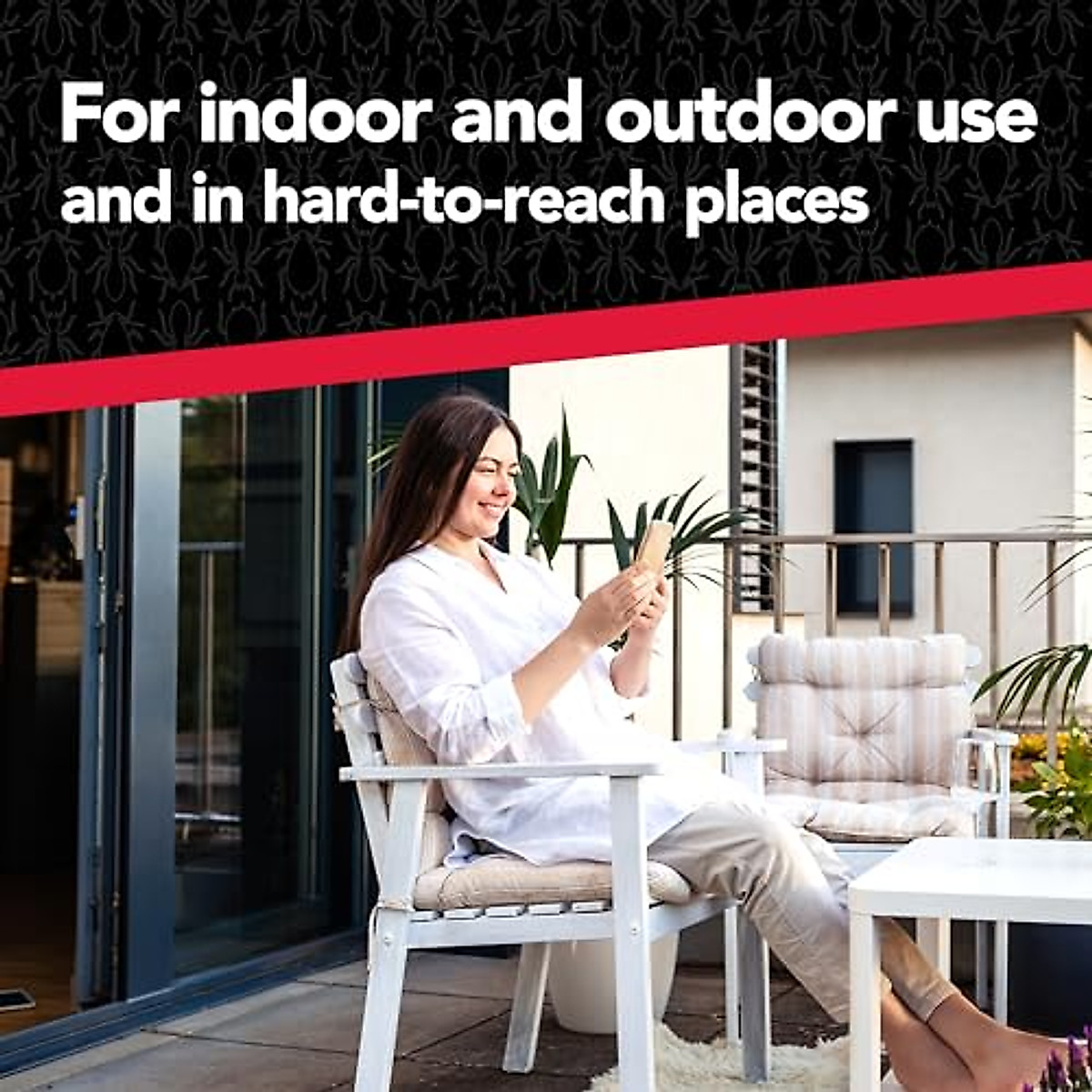 Raid MAX Perimeter Protection, 1 Gallon, Indoor & Outdoor Insecticide Spray with Reusable Electric Sprayer