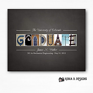 College Graduation gift, Personalized gift for Graduates, Graduation Party Décor, Grad gift for him, Grad gift for her