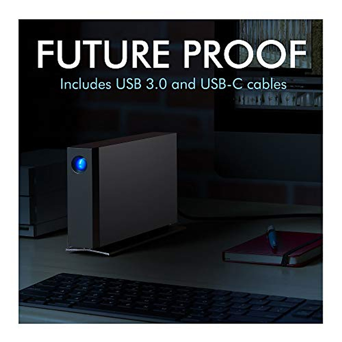 LaCie D2 Professional 16Tb, External Hard Drive, Black (Stha16000800)