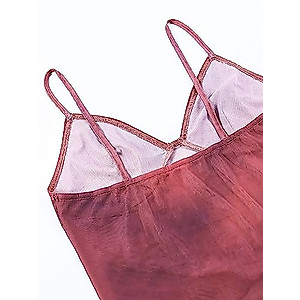 Camisole for Women Y2K Crop Top Sexy Spaghetti Strap Sleeveless Cami Top Halter Top Backless Sexy Summer Tops for Women A Red