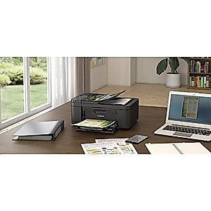 Canon PIXMA TR4720 All-in-One Wireless Printer Home use, with Auto Document Feeder, Mobile Printing and Built-in Fax, Black