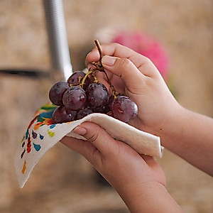 SWEDEdishcloths Swedish Dishcloth Set of 3 Each Swedish Dishcloths - Colorado Dog Paw | Eco Friendly Cleaning Absorbent Cloth Eco Friendly Cleaing Supplies Eco Friendly Cleaning Wipes