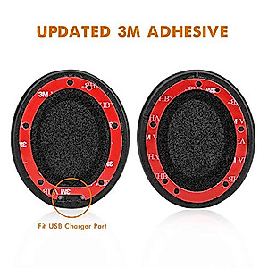 HiFan Replacement Ear Pads for Beats Studio 2.0 & 3.0 Wired/Wireless B0500 / B0501 - Extreme Comfort Ear Cushions Replacement kit Noise Isolation Adaptive Memory Foam Ear Cover, 2 Peices (Black)