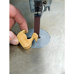 OLSON SAW SC91262BL Scroll Saw Sander with 1/4-Inch Wide Assorted Grits, 4-Pack