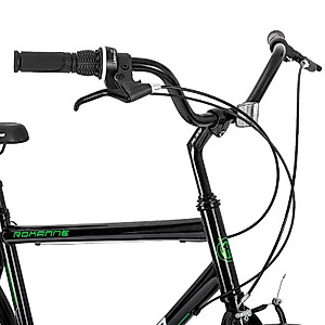 HH HILAND 700C Hybrid Bike, Step-Through or Step-Over Frame Commuter City Bike, 7 speeds Cruiser Bicycle for Men Women