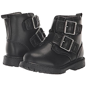 Carter's Clary Boot, Black, 2 US Unisex Big Kid