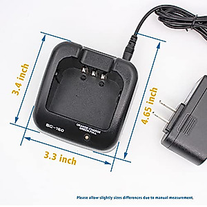 BC-160 Charger for BP-232 Icom Portable Radio IC-A14 IC-F15 IC-F3011 IC-F4011 IC-F3161 F14 F24 F3011 F4011
