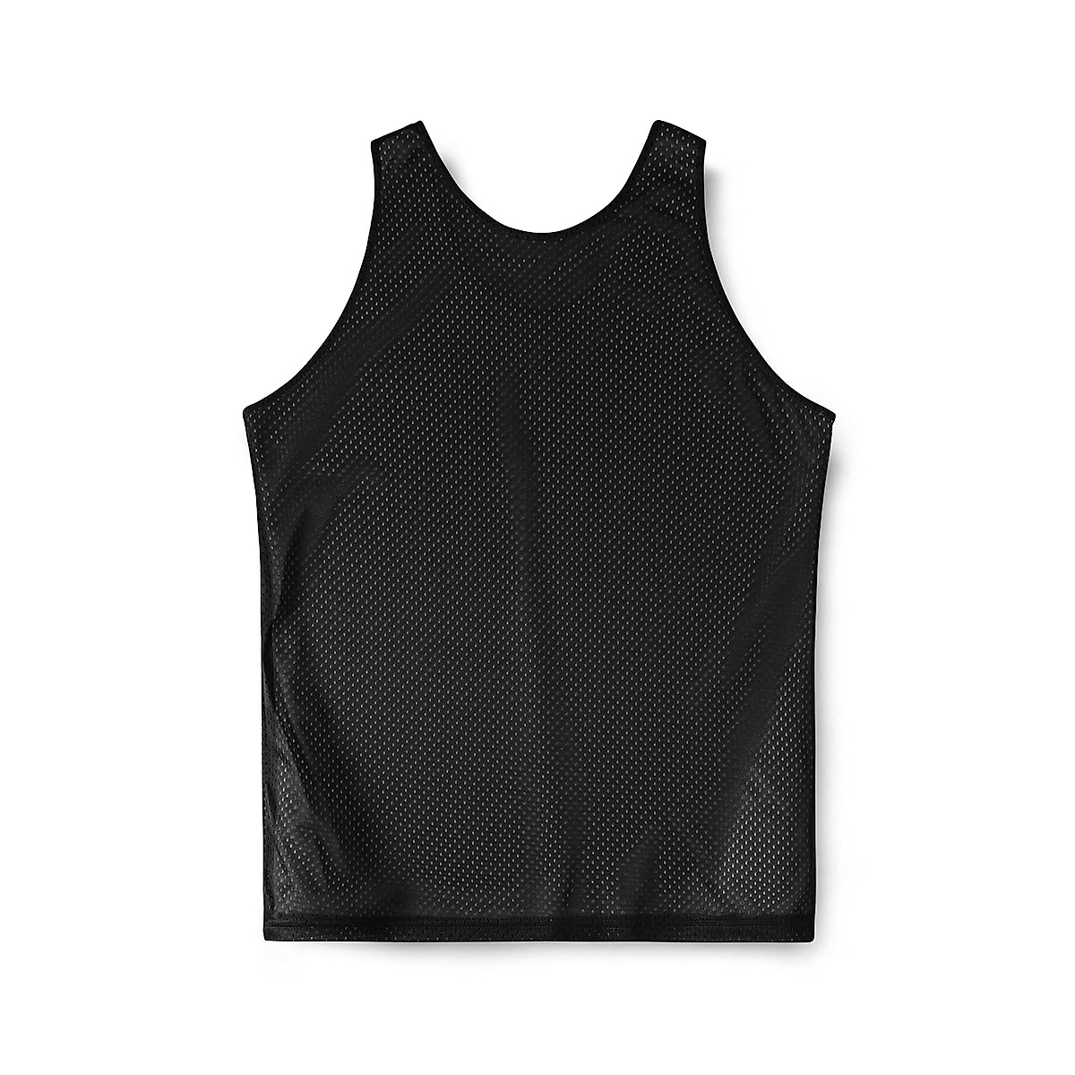 Ma Croix Mens Reversible Mesh Basketball Jersey Quick Drying Sleeveless Tank Top Active Made in USA (Large, 1ih05_Black)