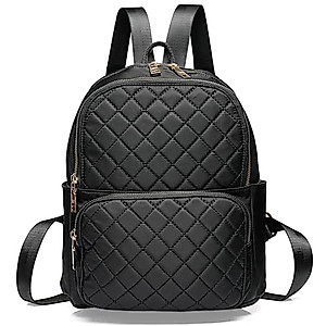 Backpack for Women and Girls, Chic Geometric Design Casual School Bag, Waterproof Oxford Cloth Shoulder Bag, Multi-pocket Large Capacity Backpack for School, Office