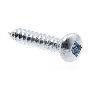 Prime-Line 9163112 Sheet Metal Screws, Self-Tapping, Pan Head, Square Drive, #6 X 3/4 In., Zinc Plated Steel (50 Pack)