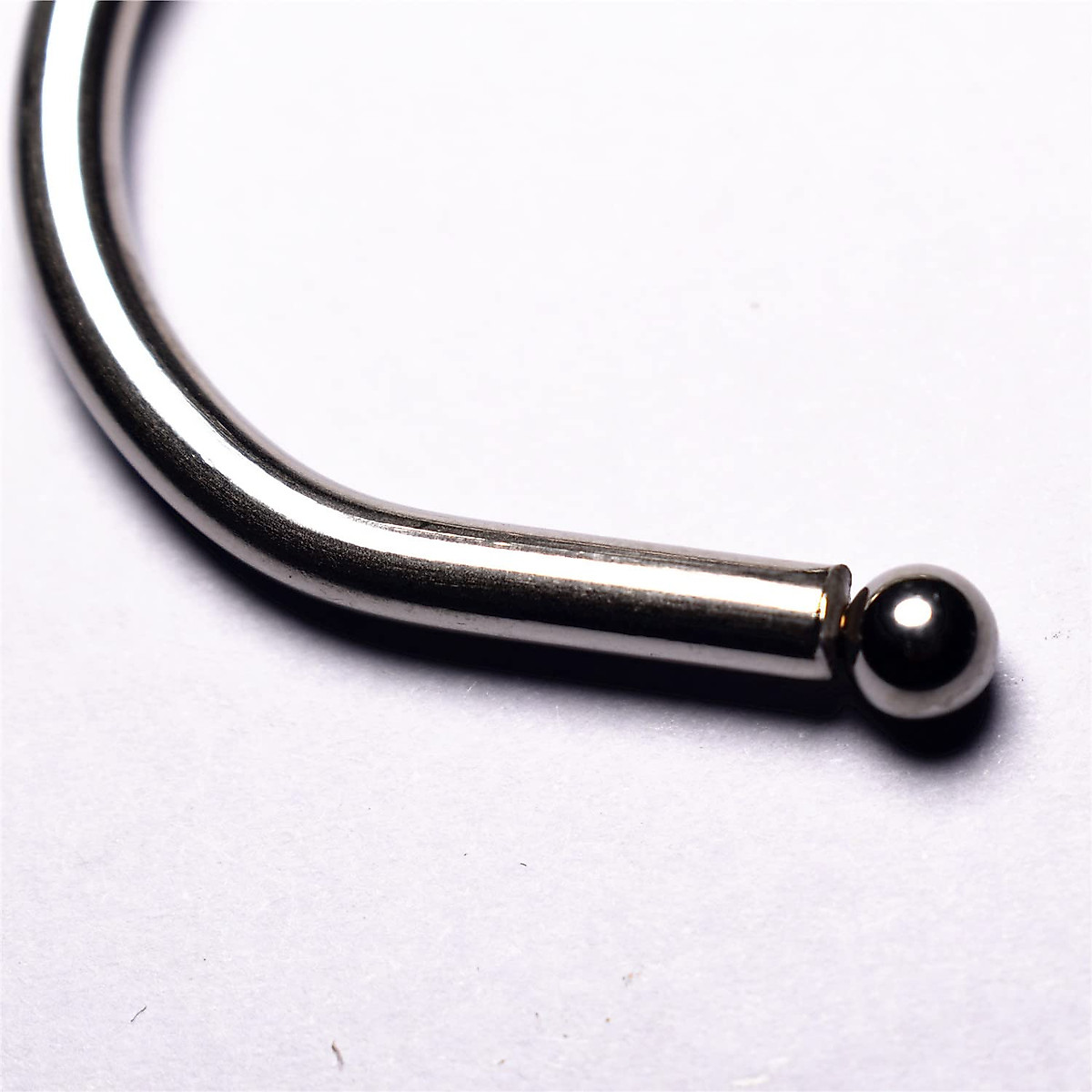 GOTOONE S Hooks Hanging Metal Hook (12 Pack) Stainless Steel Large 6 Inch with Round Stopper Non Slip for Closet Clothes Plants Cups Towels Tools Ornament (Silver)