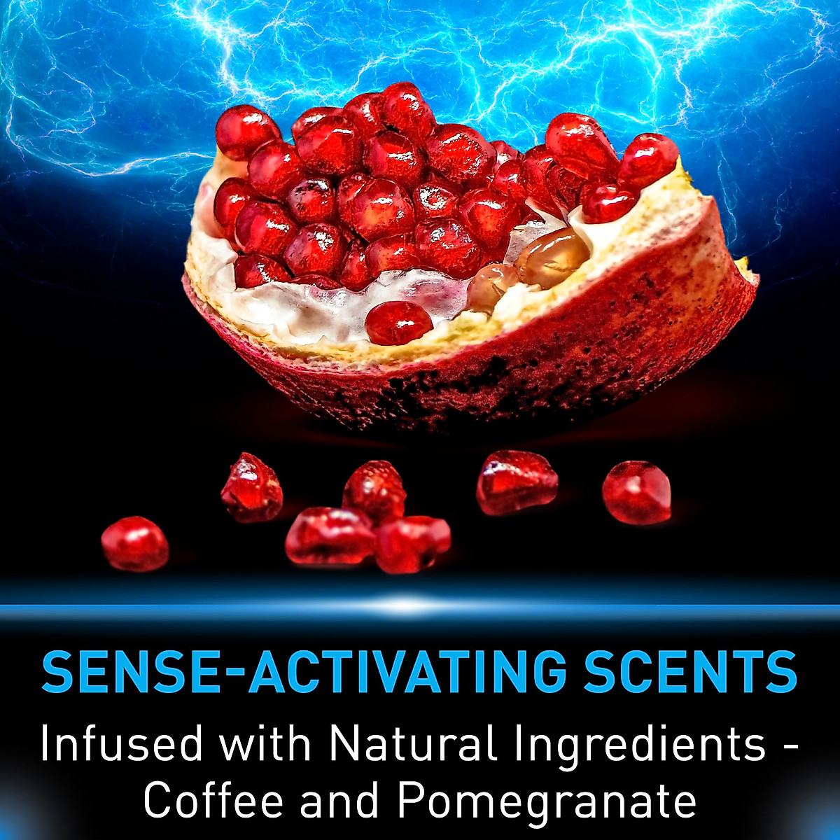 Medline Ignite Mens Body Wet Wipes, Extra Thick 8" x 8" Shower Wipes, Energizing Scent, 10 count