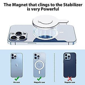 DJI Magnetic Ring Holder Clamp - for Magsafe DJI OM 6 / OM 5 / OM 4 / OM 4 SE Adapter Mount Compatible with DJI Osmo Gimbal Stabilizer, DJI OM Accessories