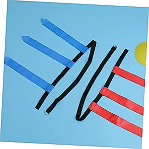 Blm Flag 16 Pcs Set Exercise Belt Football Flags Waist Band Flag Football Belts Football Flags Set Football Flags and Belts Banner Ribbon Aldult Football Kit Football Waist Band