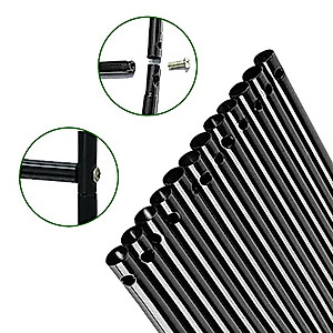 7.2/7.5ft Garden Arch Arbour Plant Support Archway Rose Arches Frame Strong Stable Wedding Arch Free Standing 3.9-9.8ft Wide Metal Trellis Arbor,Strong Weather Resistant Assemble Freely (Color : Blac