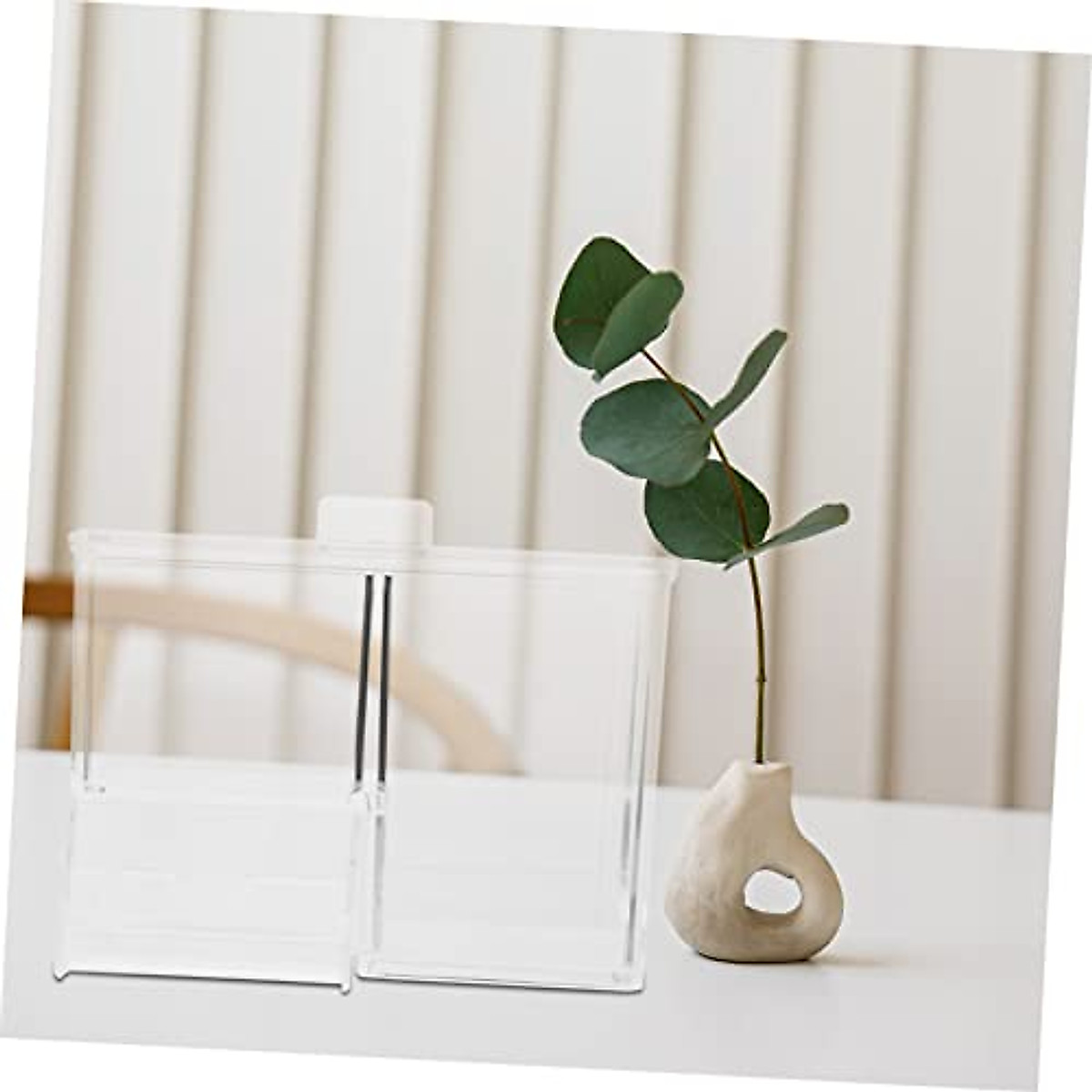 HANABASS Box Cosmetic Storage Box Clear Container Containers with Lids Jewelry Holder Stand Makeup Storage Box Cotton Pad Dispenser Container Cotton Swabs Storage Case Cotton Pad Box