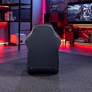 X-Rocker Cosmos RGB Floor Rocker - LED Gaming Chair for Comfortable & Immersive Gaming - Chair with Gaming System Compatibility & Easy Setup - Integrated Speakers & RGB Lighting