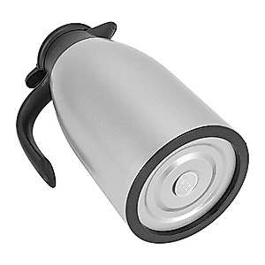 2L Stainless Steel Tea Pot, Household Coffee Pot Cold Water Kettle, Short Spout Cold Drink Kettle for Coffee Tea Beverages(Silver)