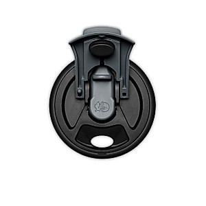 HydrationHub USA Pelican Porter™ Dual - 40 oz. Dual Lid, Recycled Double Wall Stainless Steel Travel Tumbler, Jet Black