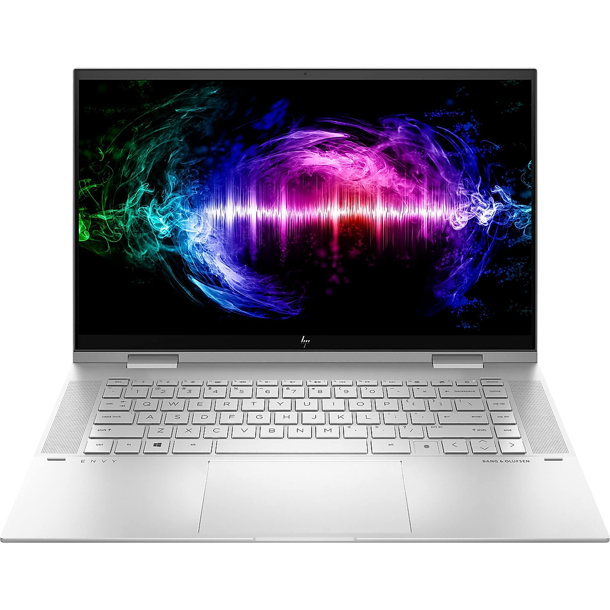 HP 2022 Envy x360 2-in-1 15.6" FHD Touchscreen Convertible Laptop, Intel Core i5-1155G7(Beat i7-8550U), 64GB RAM, 2TB PCIe SSD, Backlit Keyboard, HDMI,Webcam, Windows 11, Silver White, ROKC Mousepad