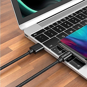 sharllen iPhone Cable MFi Certified Lightning Charger 5Pack 6FT Nylon Braided iPhone Charging Cord Fast W 6Feet USB 6Foot iPhone Data Wire Compatible iPhone12/11 Pro/XS/XR/X/8/7/6/iPad/iPod/IOS Black