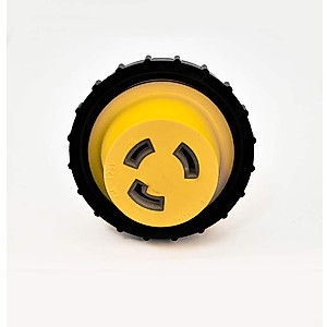 APEXSPORTS 30A RV Marine Detachable Adapters L14-30P Locking Male Plug to L5-30R Female Connector.