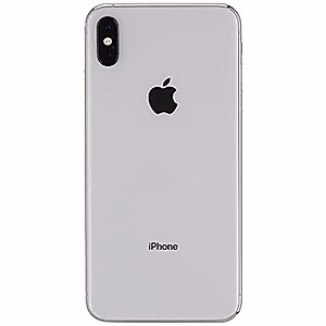 Apple iPhone XS Max, 256GB, Silver - Unlocked (Renewed Premium)