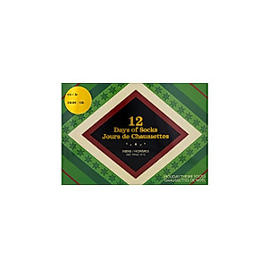 Gertex Mens Premium Christmas Holiday Sock Advent Calendar | 12 Days of Socks | Sock Size 10-13 | Includes 12 Crew Socks