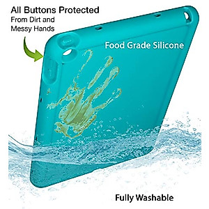 BobjGear Bobj Rugged Tablet Case for iPad 10.2 inch - 9th Gen (2021), 8th Gen (2020), 7th Gen (2019) Kid Friendly (Terrific Turquoise)