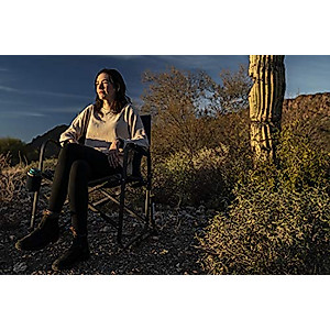 GCI Outdoor Freestyle Rocker Portable Rocking Chair & Outdoor Camping Chair, Indigo Blue