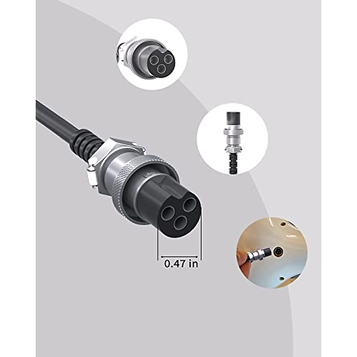 VHBW Charger Replacement for Razor Electric Scooter Compatible with Razor E100 MX350 E125 E150 E200, I750, I1000, Mongoose M750, X-Treme X-600, Schwinn S600 S1000 ST1000 Stealth X1000