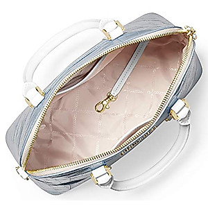 MICHAEL Michael Kors Bedford Legacy Medium Dome Satchel Pale Blue Multi One Size