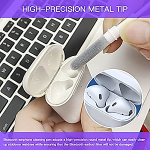 FranyyCo Bluetooth Earbuds Cleaning Pen, Multifunction Airpod Cleaner Kit for Wireless Earphones Bluetooth Headphones Charging Box Accessories, Computer, Camera and Mobile Phone.
