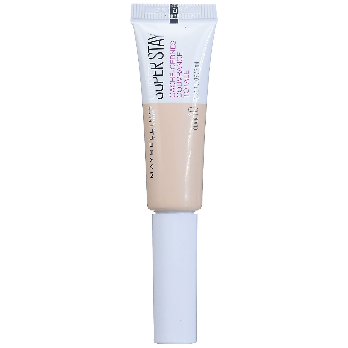 Maybelline New York Super Stay Super Stay Full Coverage, Brightening, Long Lasting, Under-eye Concealer Liquid Makeup For Up To 24H Wear, With Paddle Applicator, Fair, 0.23 fl. oz.