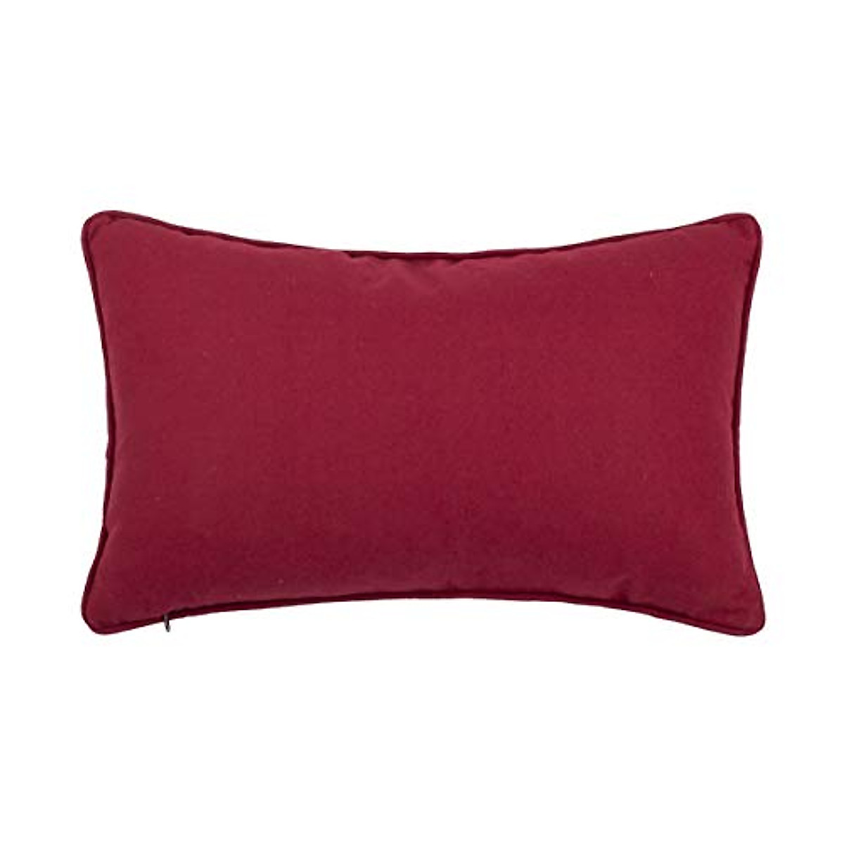 Safavieh Home Jingles Green and Red and Beige Merry Christmas 12 x 20-inch Decorative Pillow Pillow