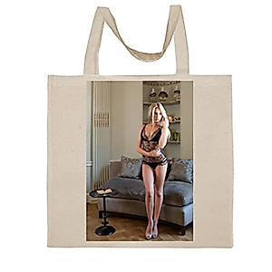 FC Carino Xenia Tchoumitcheva - A Nice Graphic Cotton Canvas Tote Bag FCA #FCAG497269