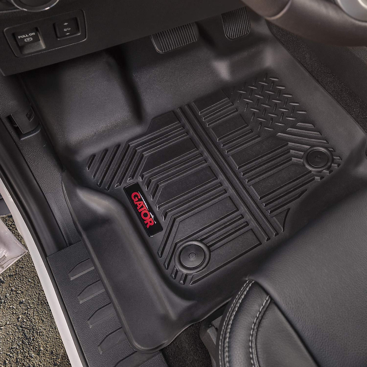 Gator 79603 Black Front and 2nd Seat Floor Liners Fits 11-16 Ford F-250/F-350 Crew Cab