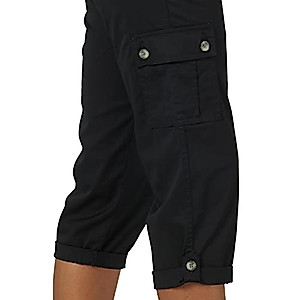 Lee Women's Ultra Lux Comfort with Flex-To-Go Cargo Capri Pant Black '10