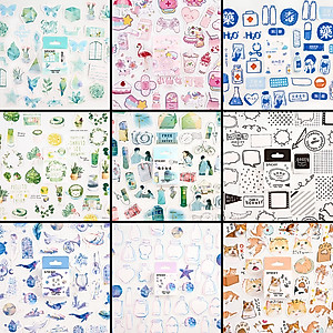 Kawaii Girl Generation Series Cute Boxed Kawaii Stickers Planner Scrapbooking Stationery Japanese Diary Stickers(A)