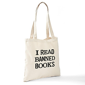 CafePress I Banned Books Canvas Tote Shopping Bag