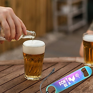 Funny Rainbow Colors Stainless Steel Bottle Opener Bar Key For Friend Boyfriend Men Bar Drinking Lovers Joke Gifts