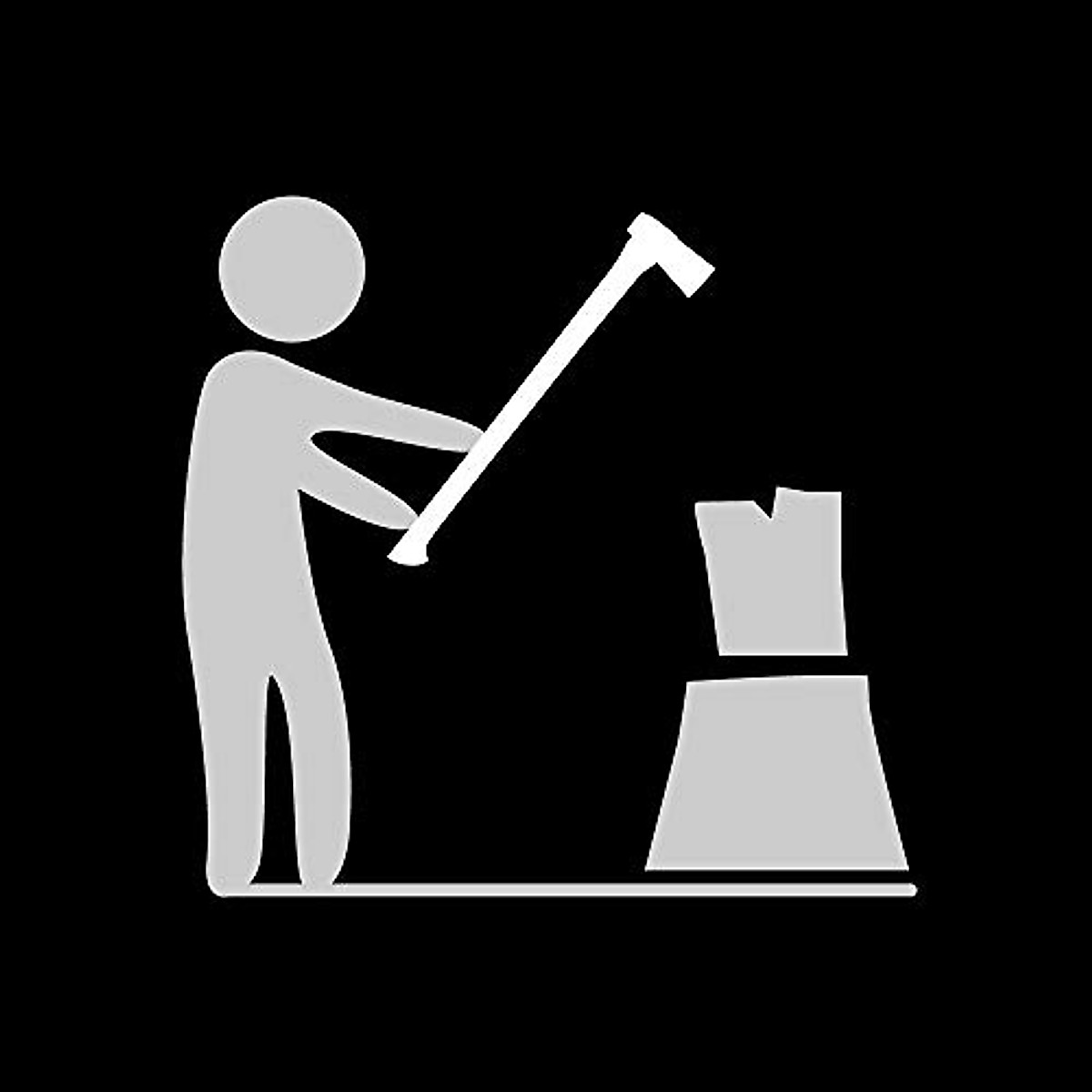 Fiskars Pro IsoCore 8lb. Wood Splitting Maul - 36" Shock Control SoftGrip Handle - Wood Splitter Tool and Maul for Splitting Wedge - Black/Orange