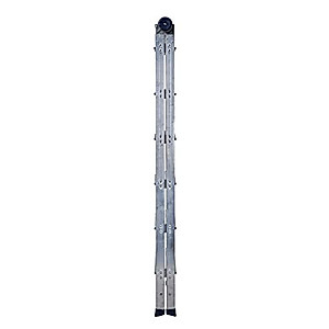COSCO 20212T1ASE 16ft max Reach 2-in-One Extension Ladder, Steel Gray