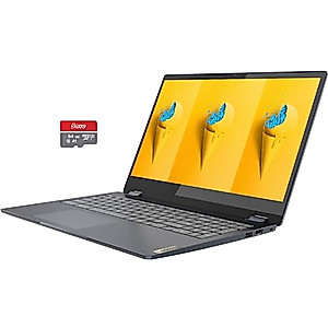 Lenovo Flex 3i Chromebook 15.6" FHD Touch Screen Laptop, Intel Celeron N4500 Processor, Intel UHD Graphics, 4GB RAM, 128GB Storage(64GB PCIe SSD+5ave 64GB Flash Memory), Chrome OS, Blue