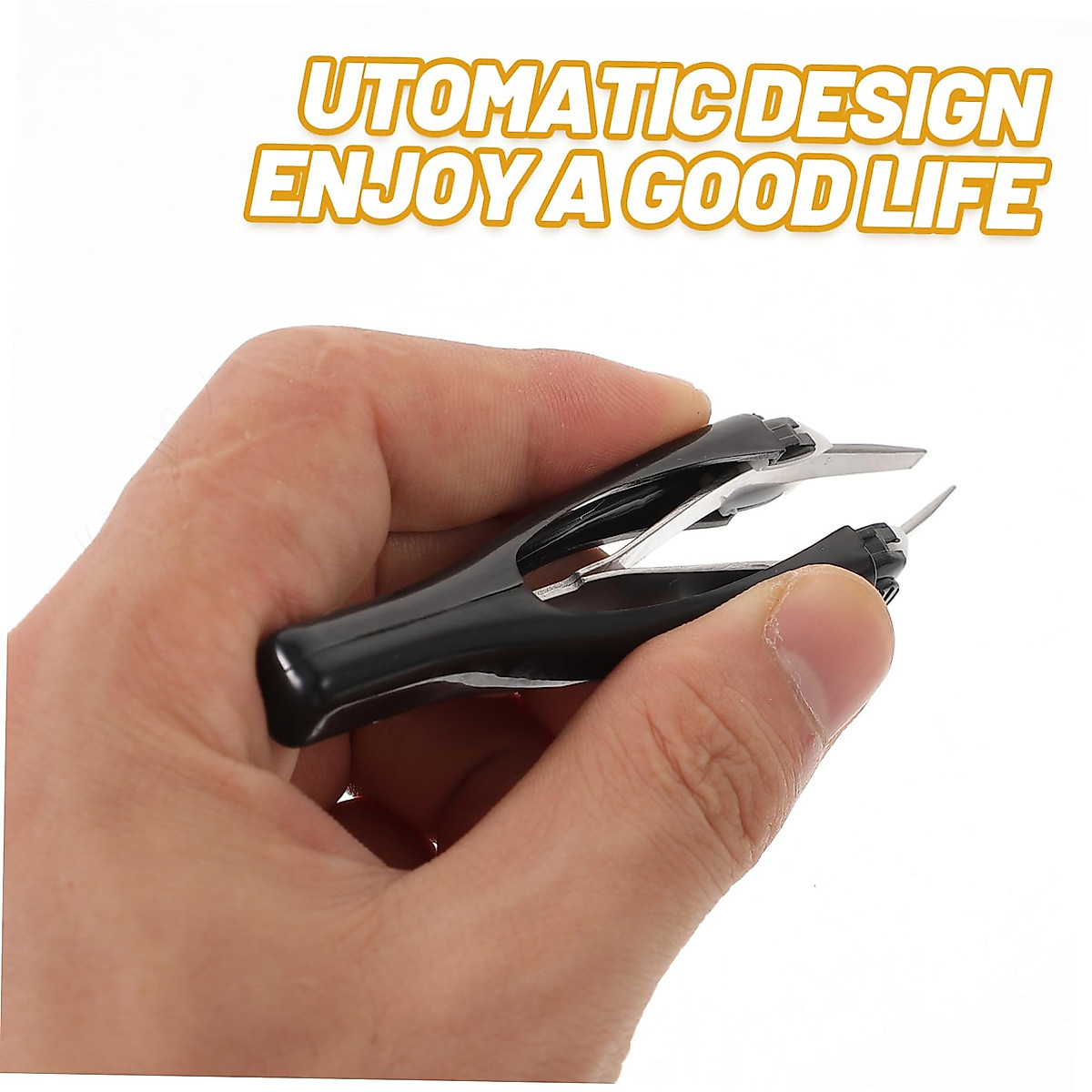 Frcolor Eyebrow Tweezers Automatic Retractable for Facial Eyebrow Removal (Color Random)