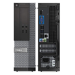 Dell Optiplex 3020 Business SFF Desktop Computer PC with 24-inch Monitor (Intel Core i5 up to 3.6 GHz, 16GB DDR3, 512GB SSD, Wi-Fi, DP Port, VGA, USB 3.0 Windows 10 Home 64-bit) (Renewed)