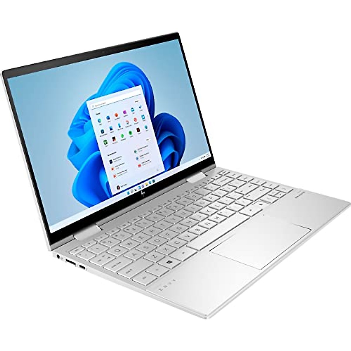 HP Envy X360 2-in-1 13.3" OLED Touchscreen Laptop, Intel Evo Core i7-1195G7, Intel Iris Xe Graphics, 8GB DDR4 RAM, 1TB PCIe SSD, Backlit, Fingerprint, Win11 Home, Silver, with MTC Stylus Pen