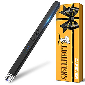 Candle Lighter Valentines Day Gifts for Her Him Wife Girlfriend Rechargeable Electric Long Lighters for Kitchen Home Camping Gift for Women Men Adults