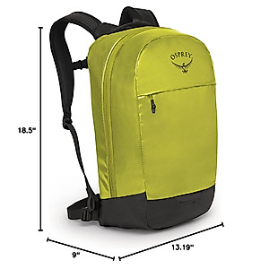 Osprey Transporter Panel Loader Laptop Backpack, Lemongrass Yellow/Black, O/S